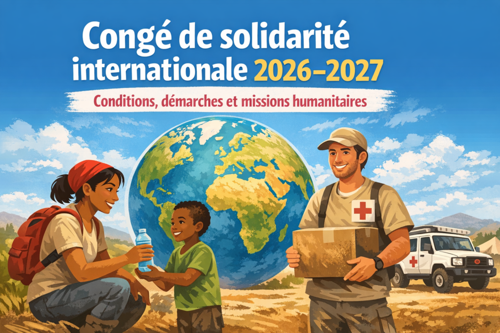 Congé de solidarité internationale 2026-2027 : conditions